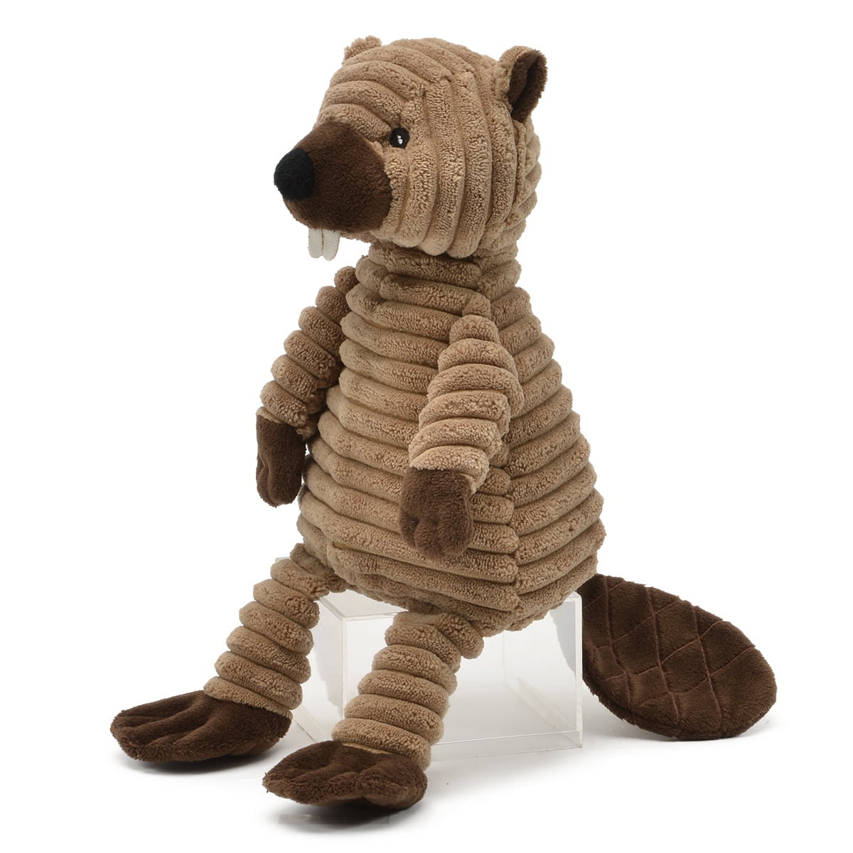 12" Soft Plush Stuffed corduroy Beaver - Walmart.com