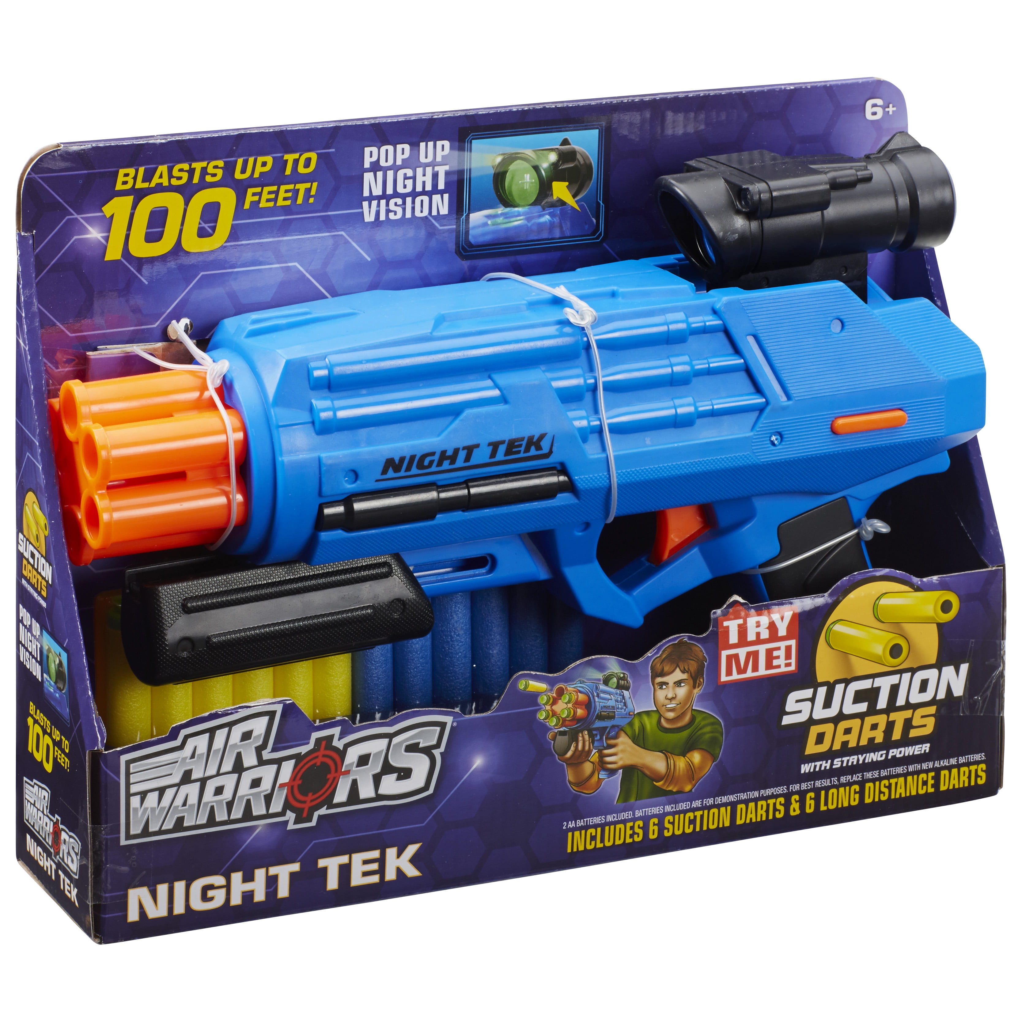 Buzz Bee Toys Air Warriors Night Tek - Walmart.com - Walmart.com