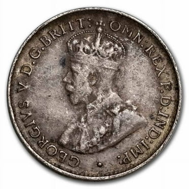 1911-1919 Canada Silver 10 Cents George V Avg Circ - Walmart.com