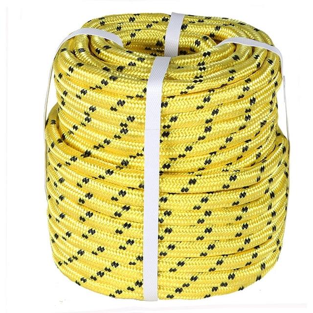 PET-U 1/2 Inch Polyester Rope Double Braid Pulling Ropes for Swing Tree ...