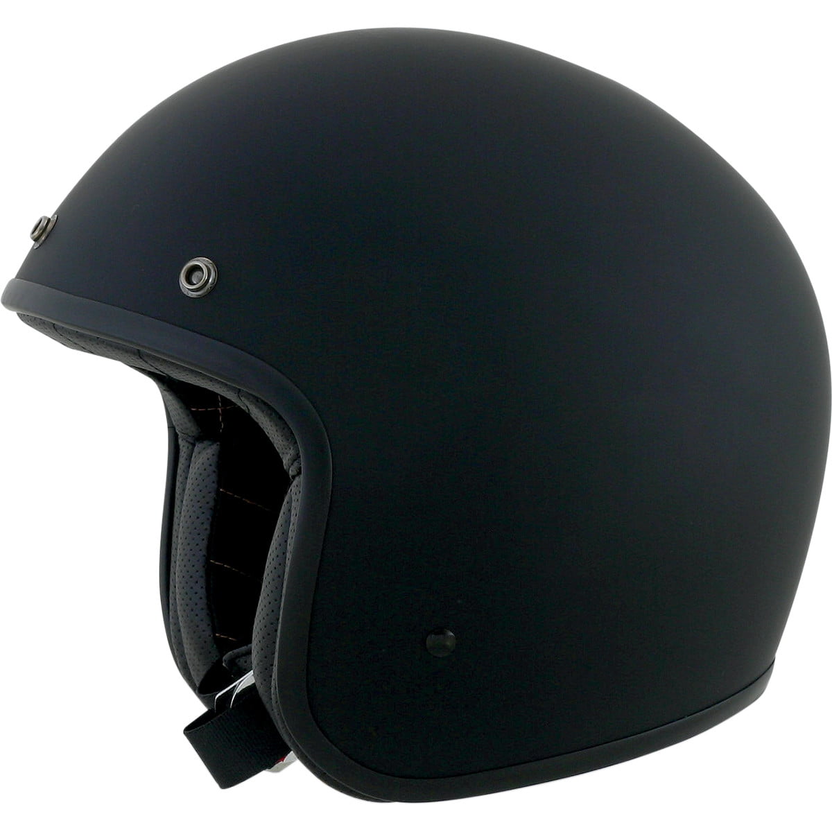 AFX FX-76 Open Face Helmet (Solid Black Flat, Medium) - Walmart.com