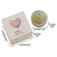 Euaioeiu Heart Scented Candle Romantic Gift Set Aromatherapy Soy Wax ...