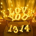 Led Light Up Number, Light Up Number Sign for Night Light Wedding ...