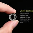 24 Pcs Steel R188 KK Bearing Speed Responsive High Carbon Steel ...