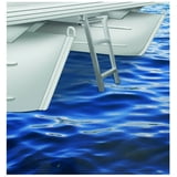JIF Marine CSD2 4-Step Under-Deck Pontoon Ladder - Walmart.com