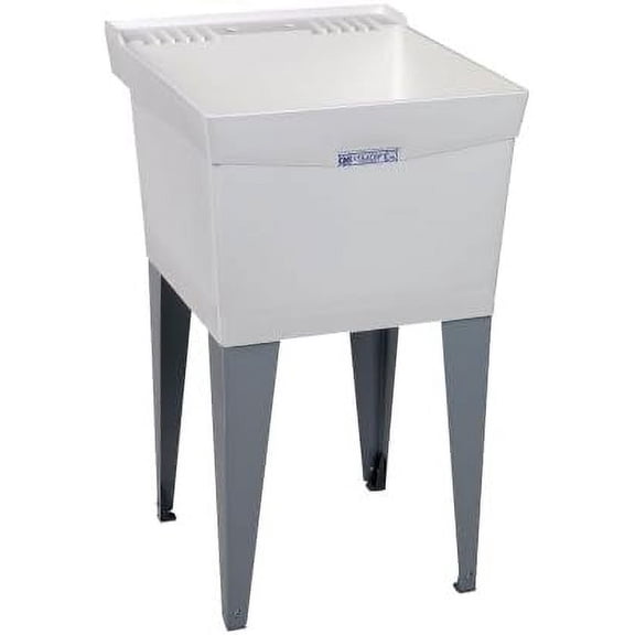 Mustee UtilaTub 20-Gallon Deep Free-Standing Utility/Laundry Tub, 33 X ...