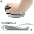PULLIMORE 2 Pcs Wrist Rest Mouse Pad Ergonomic Sliding Palm Rest Wrist ...