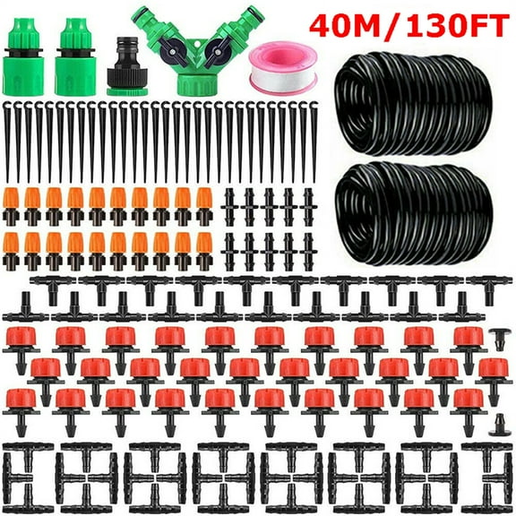 Miumaeov Home Automatic Drip Irrigation Kit with 12 Watering Piles Self ...
