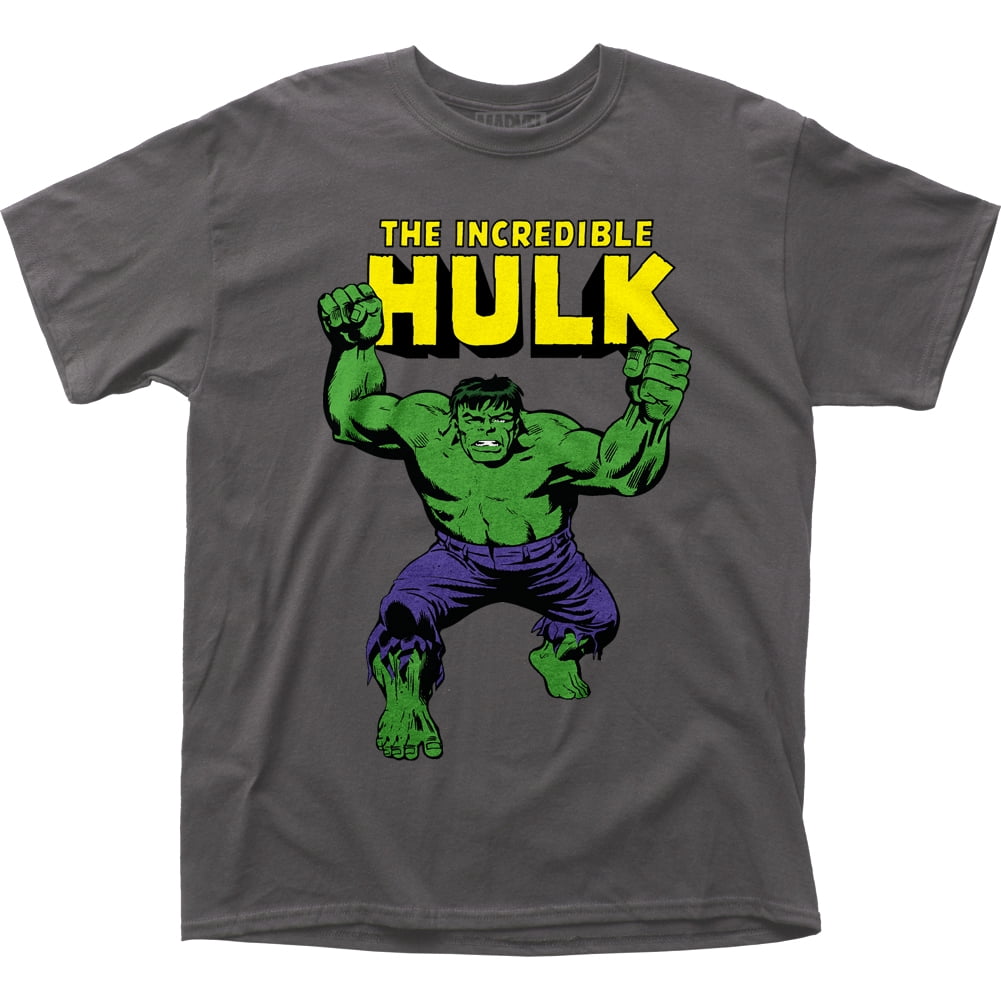 The Incredible Hulk Superhero Marvel Comic Books Adult T-Shirt Tee ...