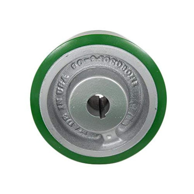 CasterHQ - 6" X 3" Polyurethane ON Steel KEYED Drive Wheel | 3/4" BORE ...