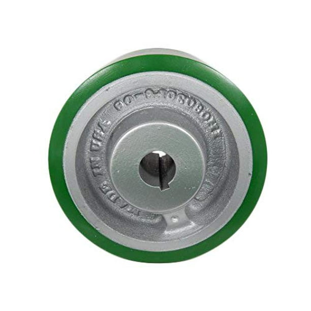 CasterHQ - 6" X 3" Polyurethane ON Steel KEYED Drive Wheel | 3/4" BORE ...