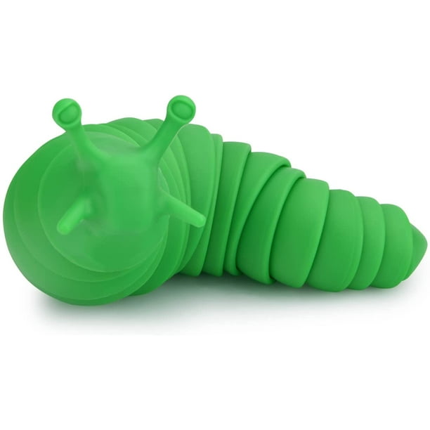 Fidget Slug,3D Printed Articulated Sticky Stretch Slug Fidget Toy ...