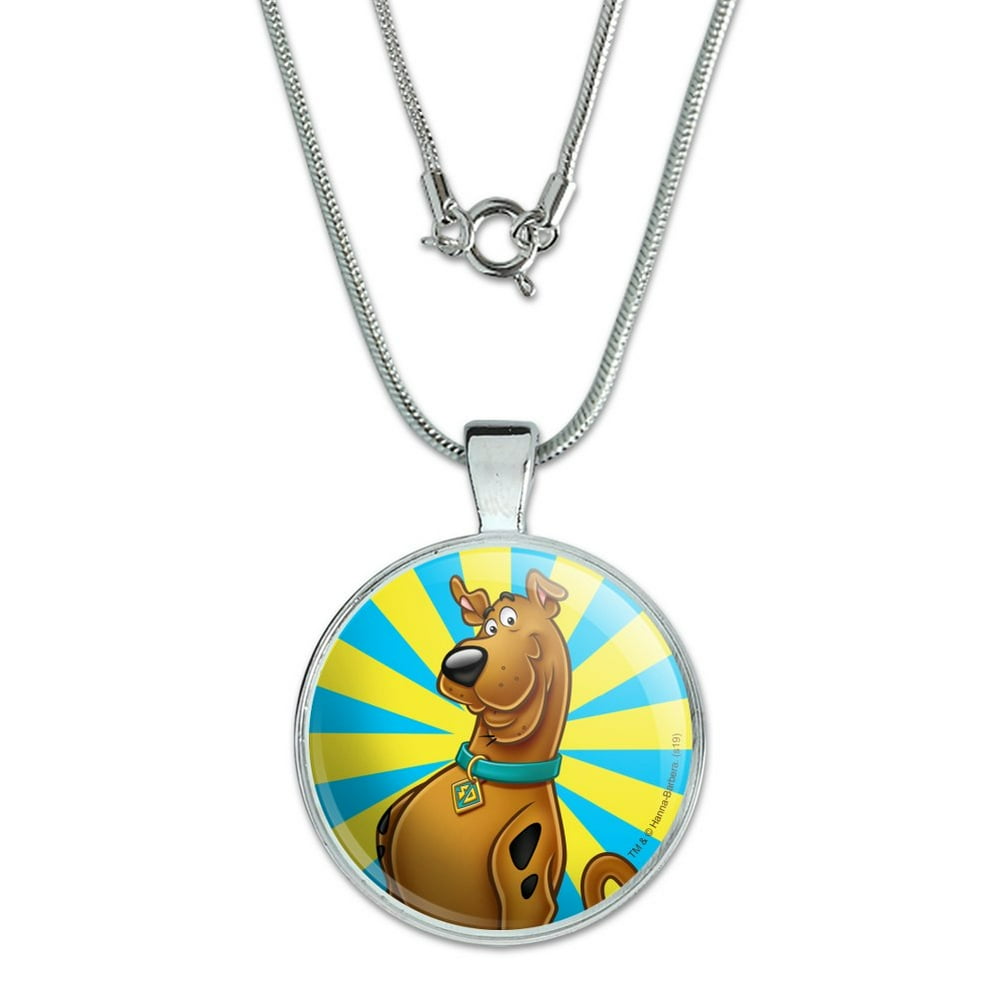Graphics and More - Scooby-Doo Character 1" Pendant with Sterling ...