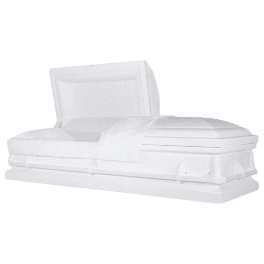 Titan Casket, Andover Series Funeral Casket in White - Walmart.com