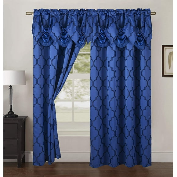 Curtains with Attached Valances
