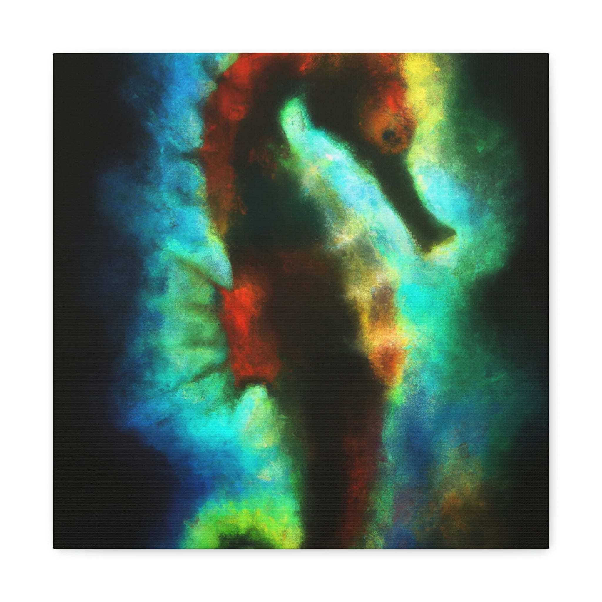 Sea Horse Rising Up - Canvas - Walmart.com