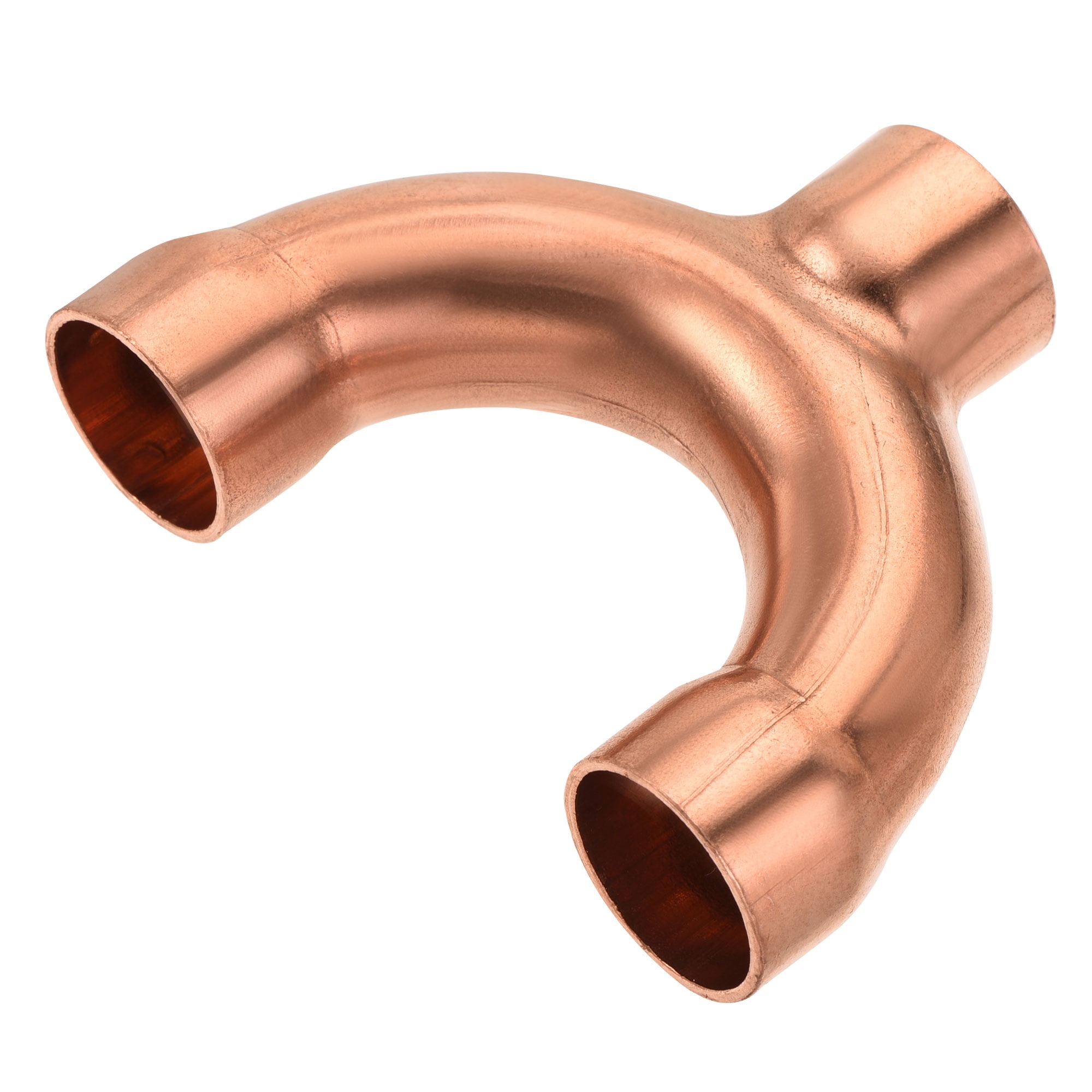 Uxcell Tee Y Type Copper Fitting Welding Joint 3/4 Inch ID for HVAC Air ...