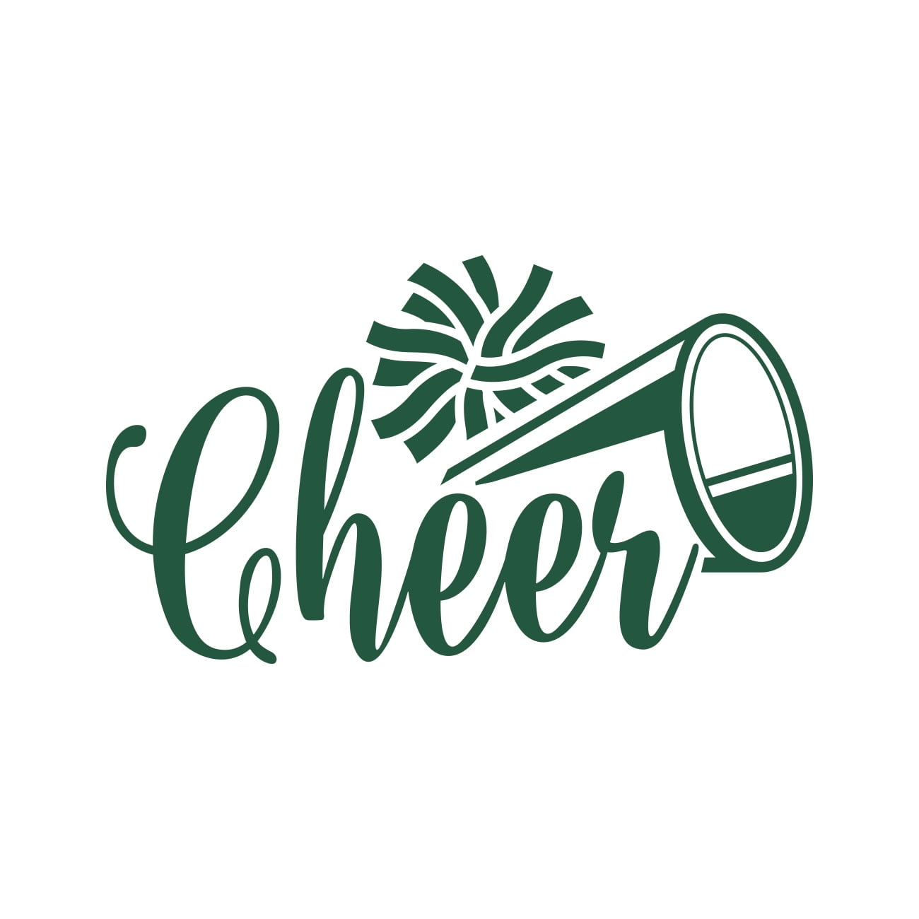 Cheerleading Sticker Decal Die Cut - Self Adhesive Vinyl - Weatherproof ...