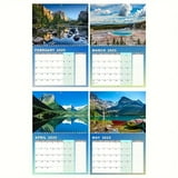 Sunshinehomely Wall Calendar 2025, Hanging Calendar 2025, 12 Month Wall ...
