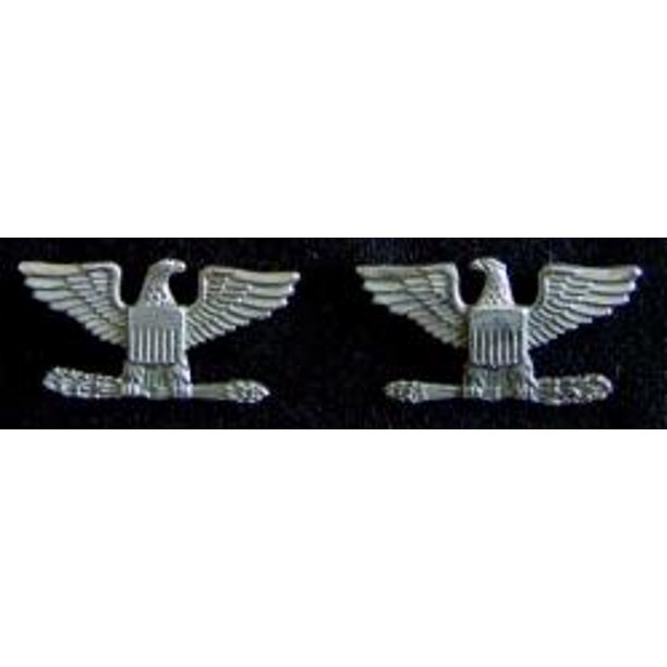War Eagle Colonel Rank Sterling Subdued - Walmart.com