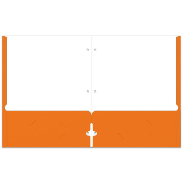 Orange Pocket Folder