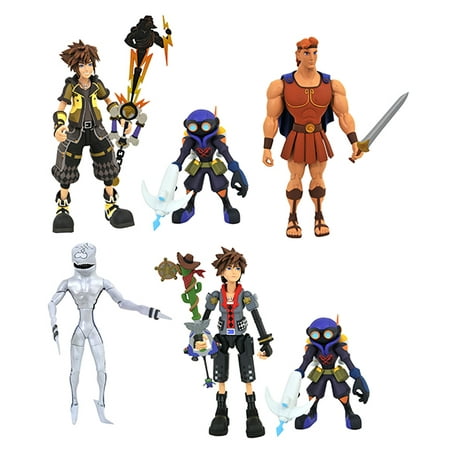 Kingdom Hearts 3 Select 7 Inch Action Figure Series 2 - Set of 3 ...