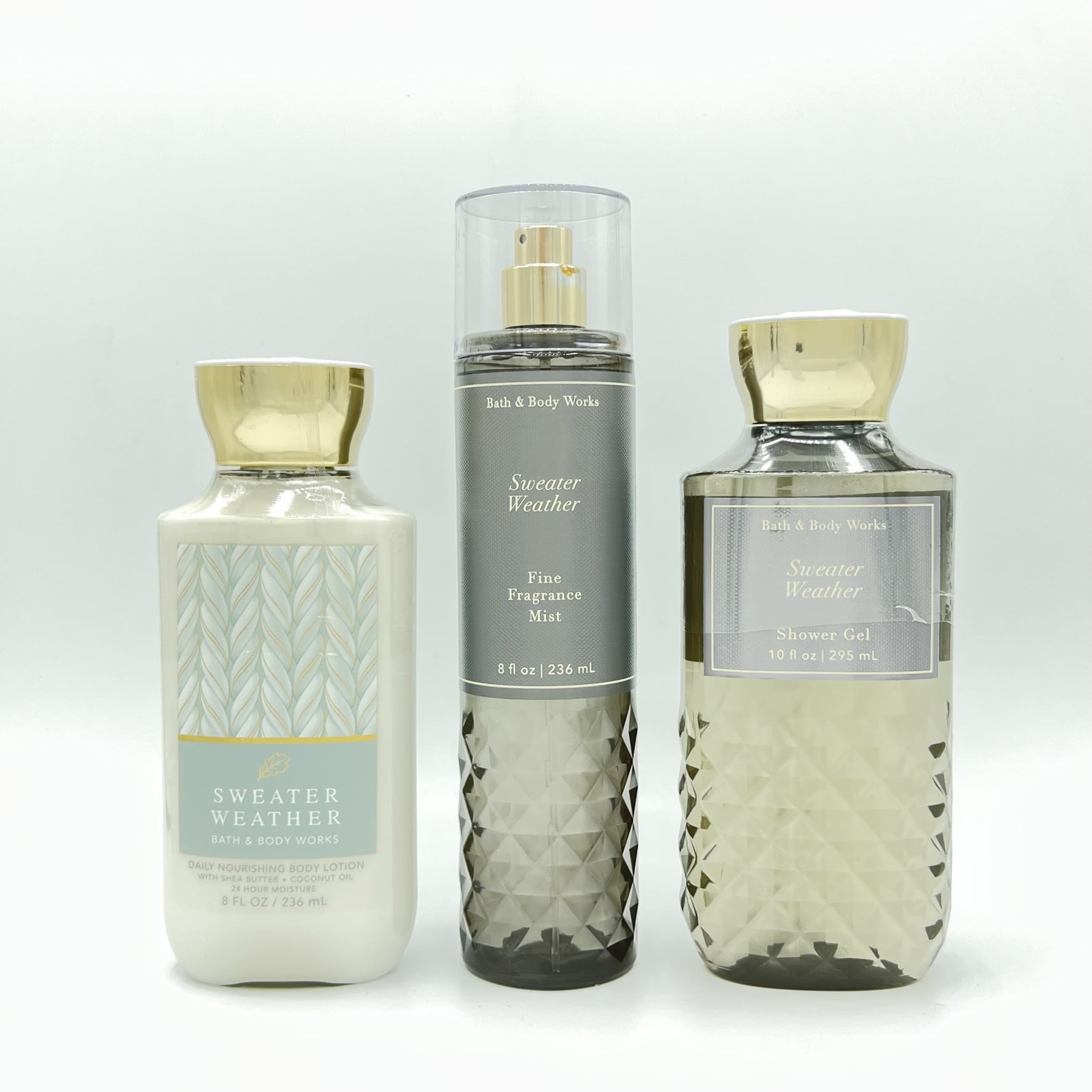 Bath & Body Works Sweater Weather 8oz Body Lotion, 8oz Fine Fragrance ...