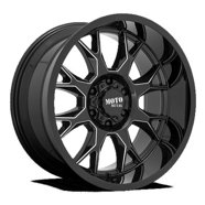 22x12 Moto Metal MO986 SIEGE Gloss Black Machined Wheel 6x5.5/6x135 ...