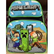 Minecraft Unisex Printed Backpack Green Multi-Color - Walmart.com