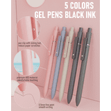 Nicpro 39Pcs School Supply Set: Pen Case, 12 Highlighters, 5 Black Pens ...