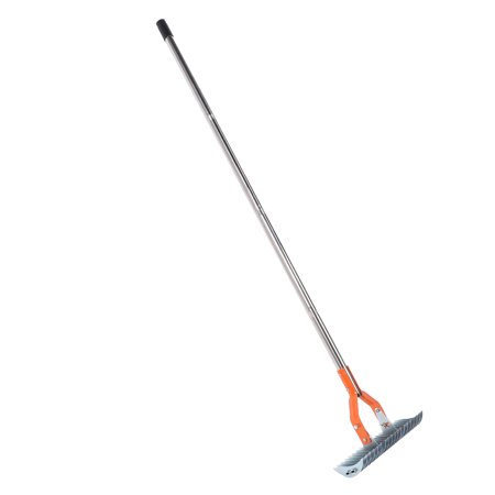 Thatch Rake, 14.7 Inch Robust Lawn Dethatcher Rake Versatile Yard ...