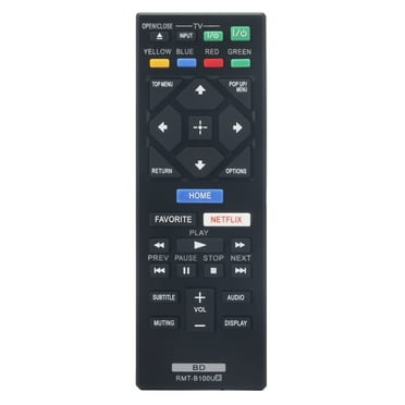 Sony RMT-VB100U Replaced Remote Control for Sony Blu-Ray DVD players - Walmart.com