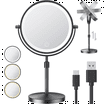 "simplehuman LED Sensor Makeup Mirror, 8"" Round, 10x, Touch-Control ...