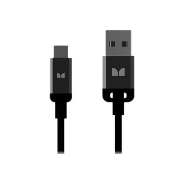 8pin And Micro Usb Flat Cable 3.2ft 2-in-1 Usb Data In Hot Pink ...