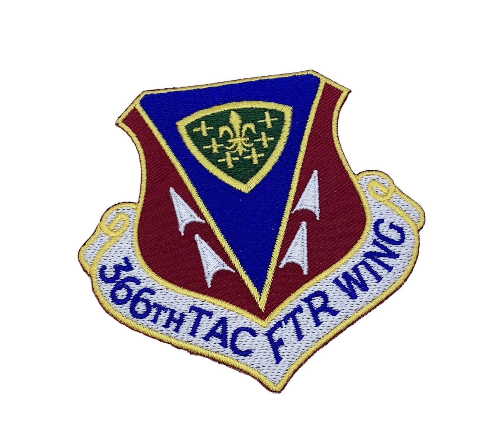 366th Tactical Fighter Wing 3.5 Patch – With Hook and Loop - Walmart.com