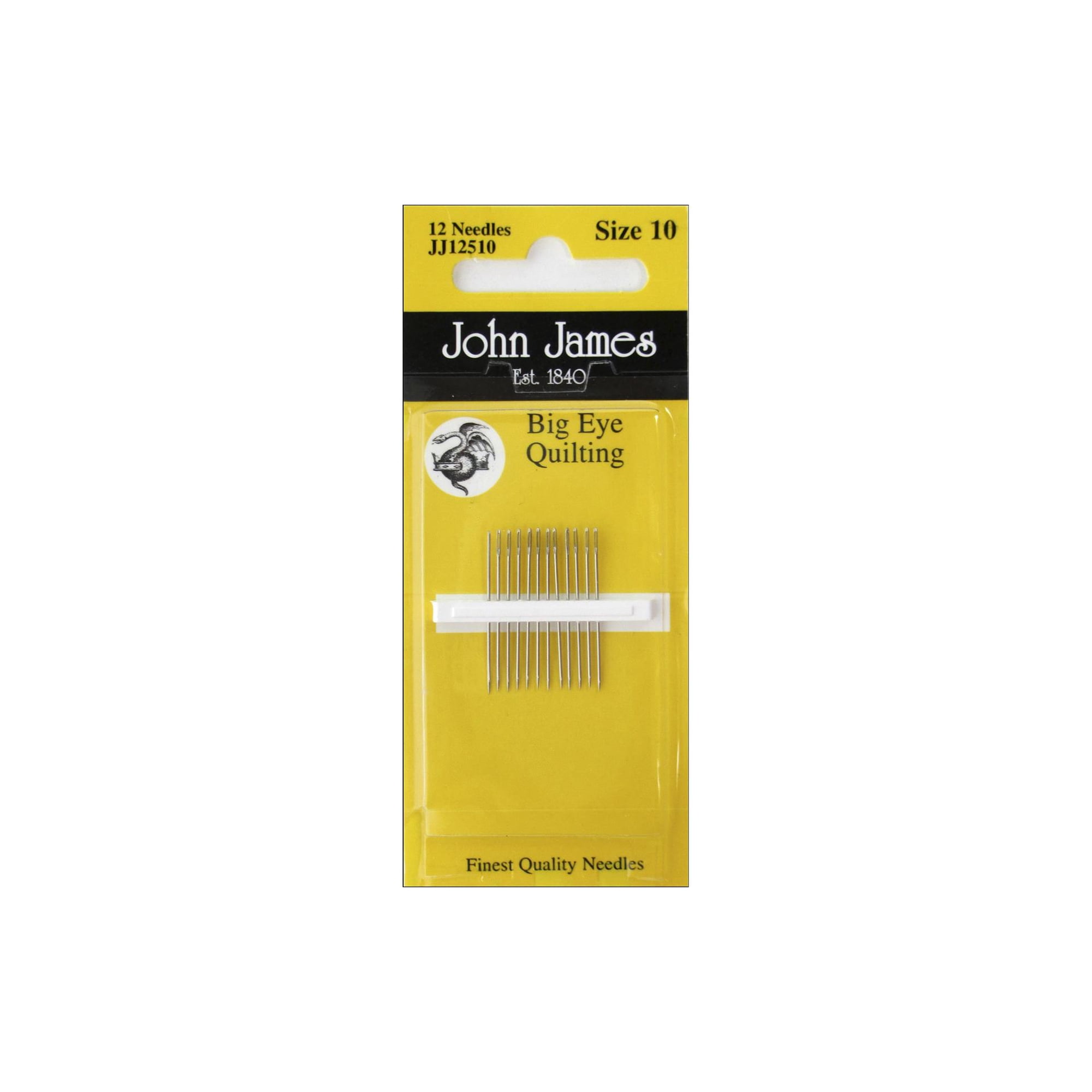 Click here for John James Big Eye Quilting Needle 12pc prices