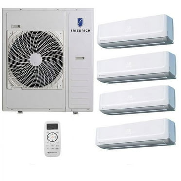 Friedrich Air Conditioning 292937 Quad Zone Ductless Heat Pump Split ...