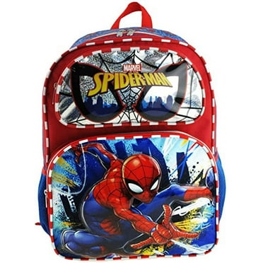 Marvel Spiderman backpack 16" with 3D EVA molded front pocket - Walmart.com