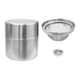 1-Pack Matcha Powder Sifter and Storage Tin Set, Stainless Steel Matcha ...