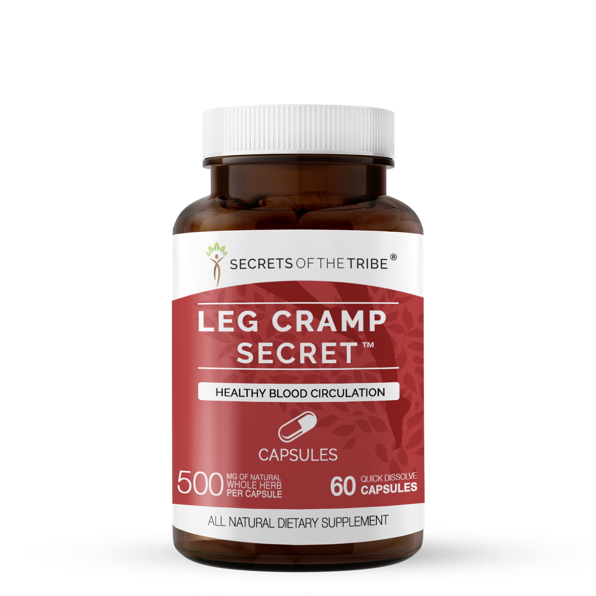 Leg Cramp Secret 60 Capsules, 500 mg, Original Quinine formula ...