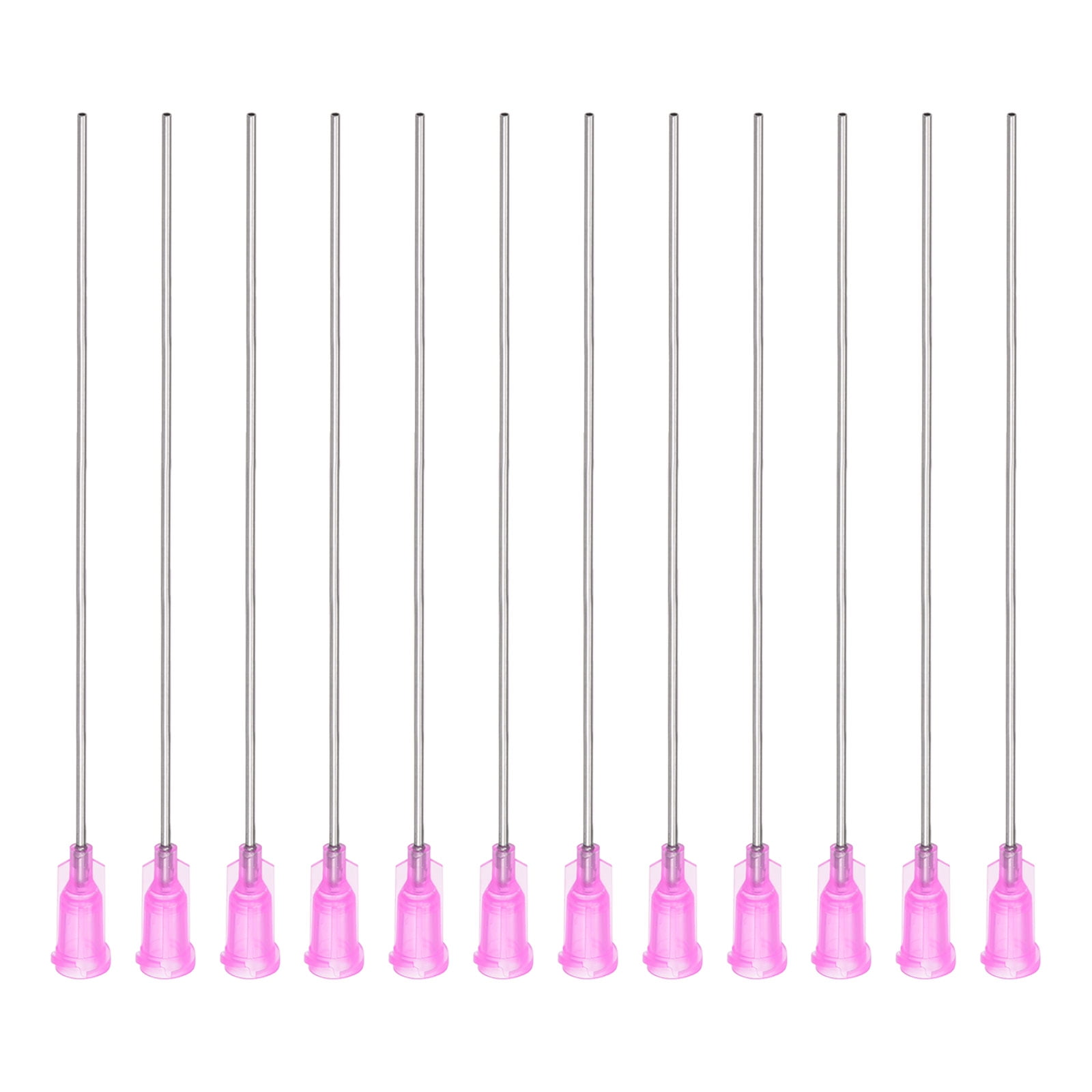 Uxcell 20Pcs 18G Dispensing Needles With Luer Lock, 4" Steel Glue ...