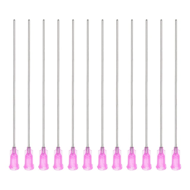 Uxcell 20Pcs 18G Dispensing Needles With Luer Lock, 4" Steel Glue ...