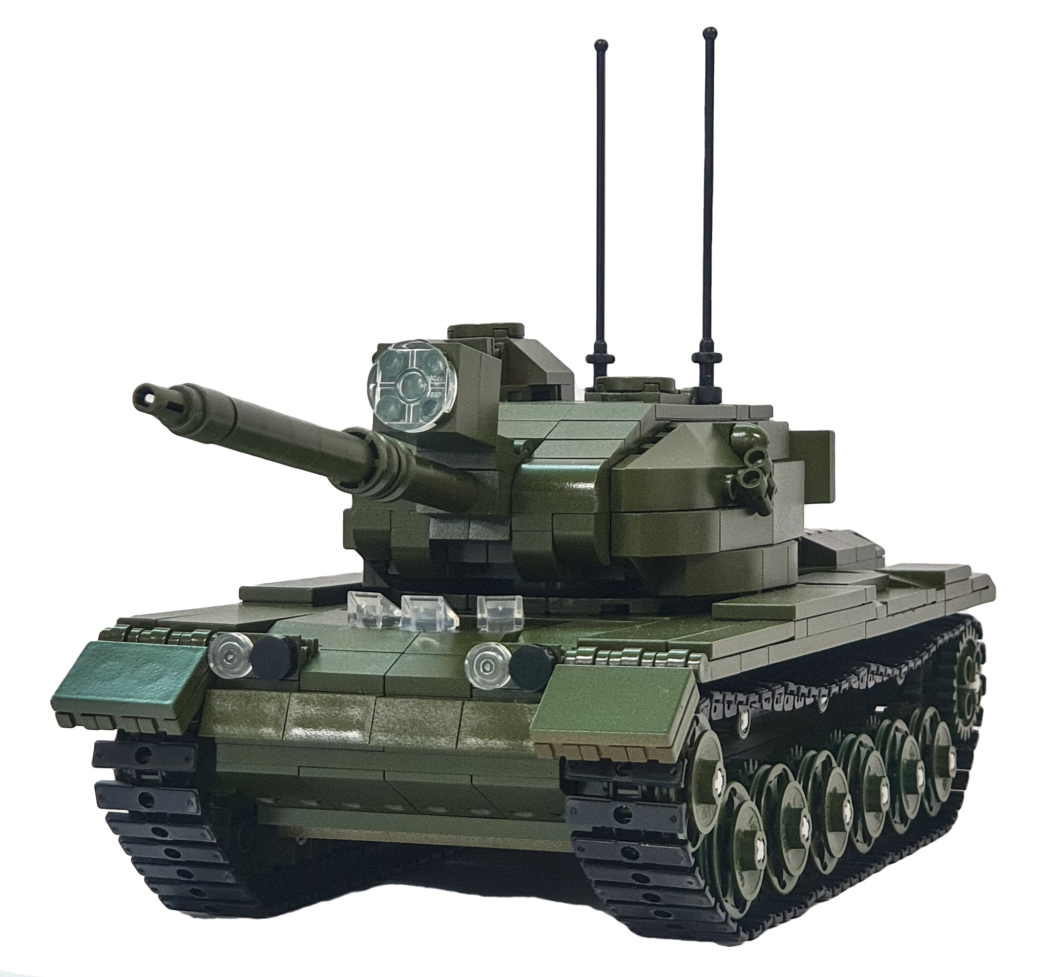 IMEX Oxford M60 Patton U.S. Main Battle Tank Brick Building Set (688 ...