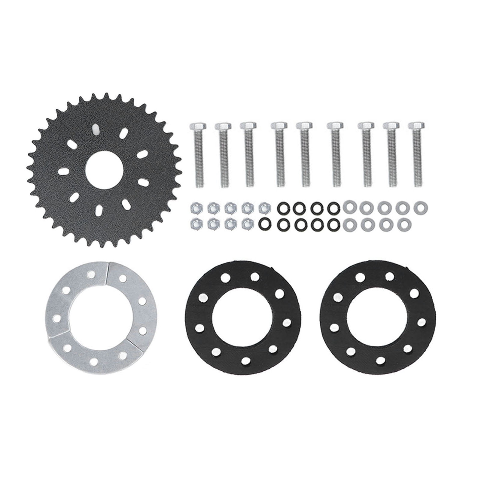 36 Teeth Flat Sprocket Rear Sprocket 9 Bolt Abrasion Resistance Wear ...