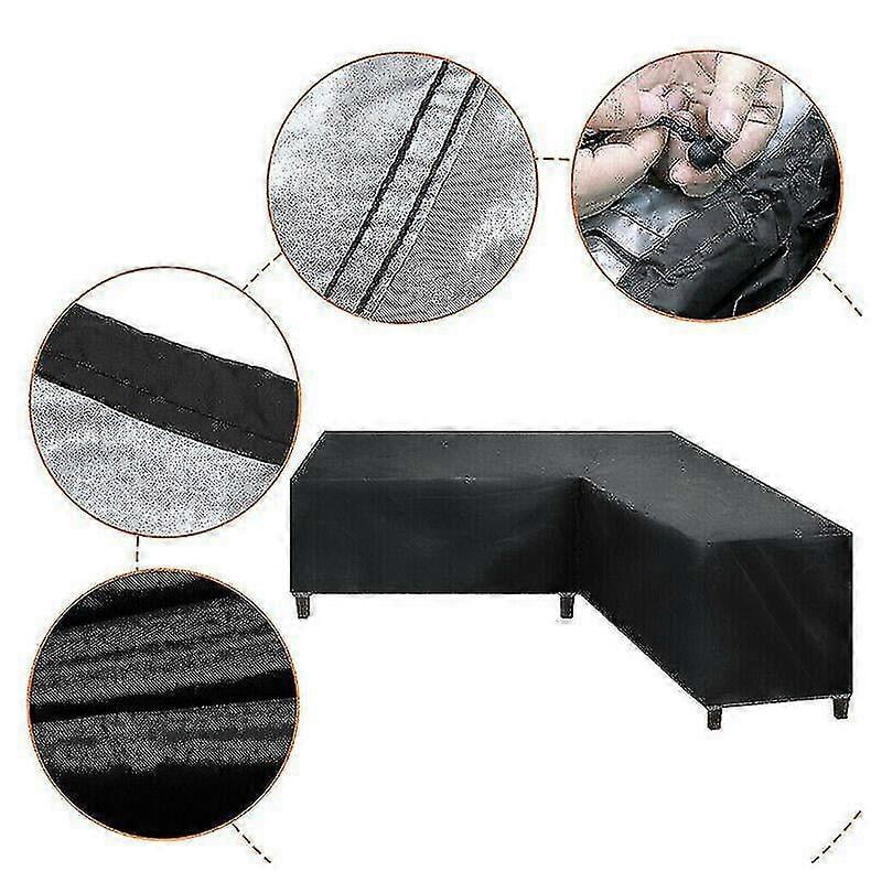 Click here for Nicegou (215x215x87cm) L Shaped Waterproof Rattan... prices