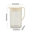Cold Water Pitcher, Large Capacity 2l, Heat Resistant Plastic ...