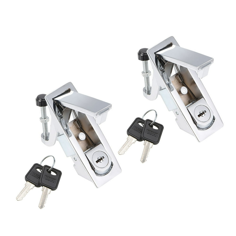 Electric Cabinet Panel Cam Lock Push Button Pop Up Door Lock w Key 606 ...