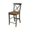 International Concepts 5 Piece Solid Wood Counter Height Dining Set