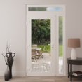 Front Exterior Prehung Metal-Plastic Door Clear Glass / MANUX 8666 ...