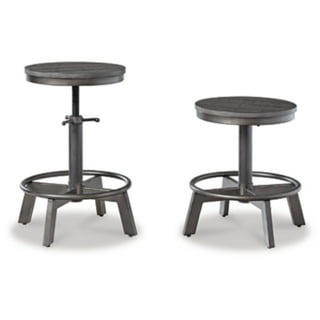 Fox Hill Trading 23.75 in. Acrylic Nesting Counter Stools - Set of 2 ...